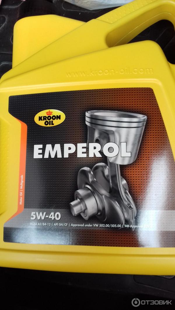 Отзыв о Масло моторное Kroon Emperol 5w-40 | Отличный вариант для авто ...