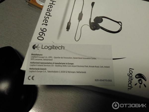 Отзыв о Наушники Logitech PC Headset 960 USB | Отличные наушники, работала в них на клиентской ...