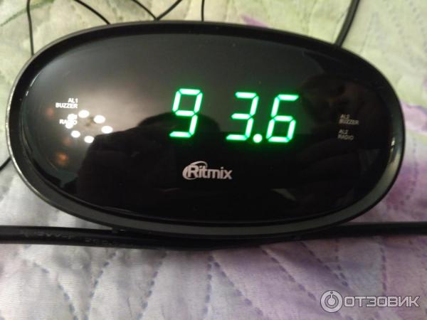 Отзыв о Часы с радио Ritmix RRC-616 | Компактные радио-часы с хорошо видимыми цифрами и 2-мя ...