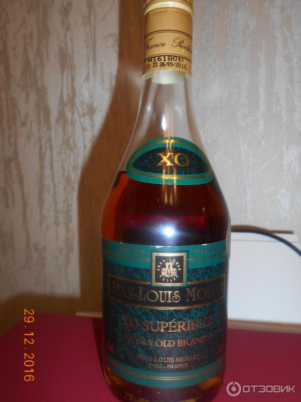 Отзыв о Бренди Jean-Louis Mollet | Хороший бренди с виноградно ...
