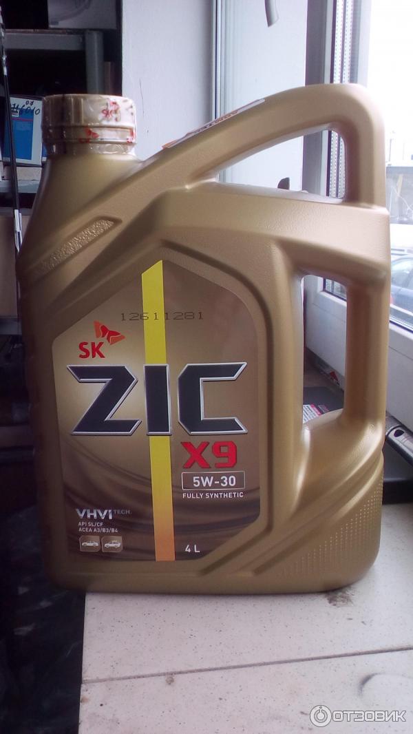 Отзыв о Синтетическое моторное масло ZIC X9 5W30 | Хорошее моторное масло