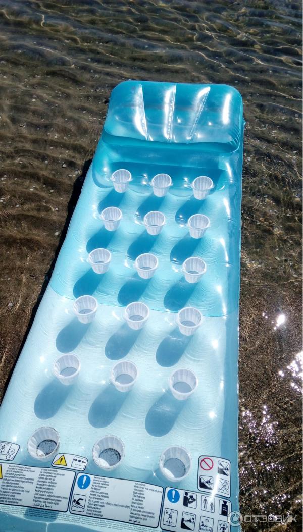 Отзыв о Надувной матрас для плавания INTEX 58890 | Супер нужная вещь ...