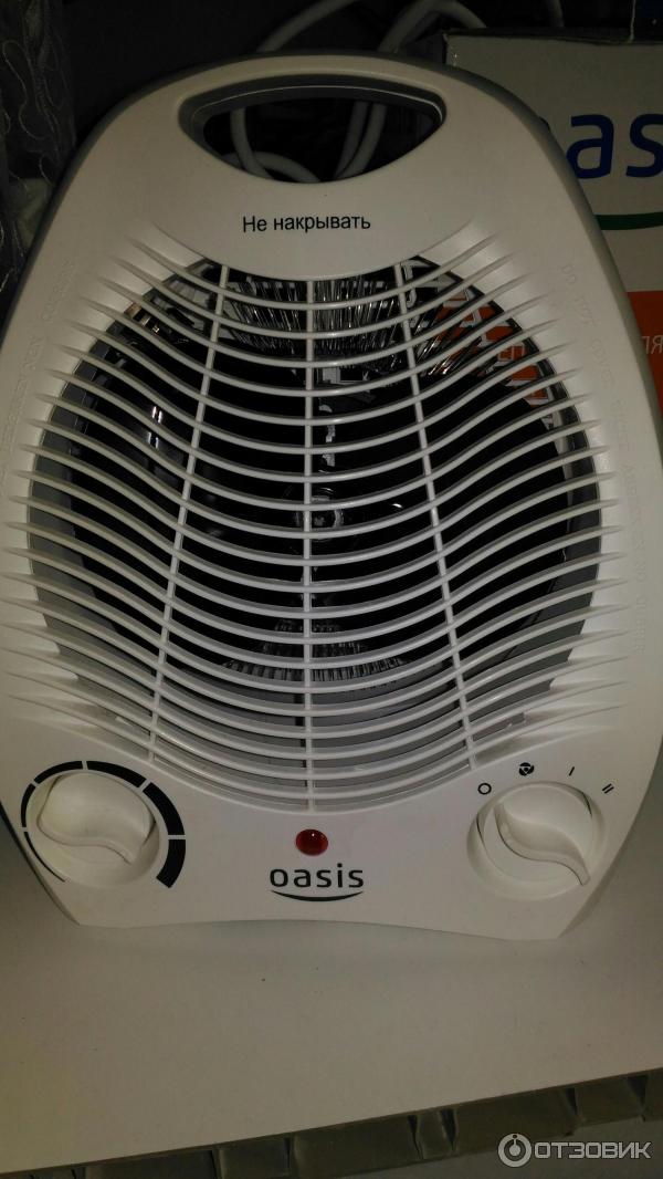 Отзыв о Тепловентилятор спиральный Oasis SB 20R | Экономичный, работает без нареканий.