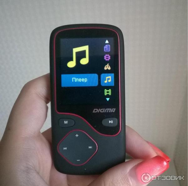 Отзыв о MP3-плеер Digma Cyber 3 | Обычный и недорогой MP3-плеер.