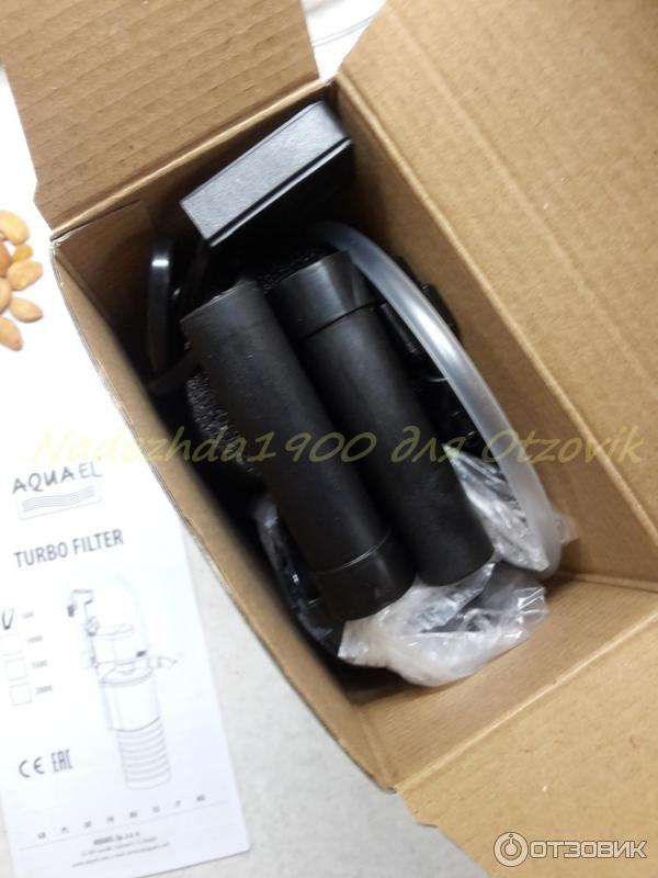 Отзыв о Фильтр аквариумный внутренний Aquael Turbo 500 | Качественный ...