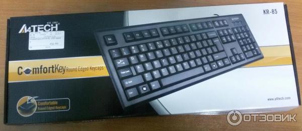 Отзыв о Проводная клавиатура A4Tech KR-85 | Классическая клава