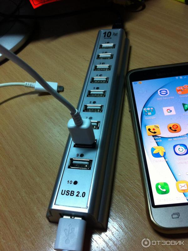 Отзыв о Концентратор 10 портов USB Active Hub CBR CH 310 | Лучше не брать